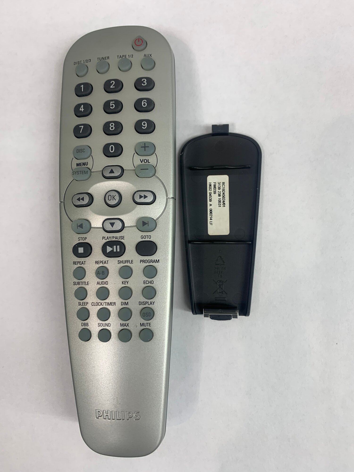 Philips RC19245024/01 пульт оригинальный
