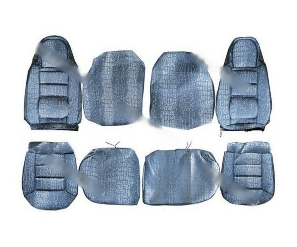 Чехлы 1118 Kalina жаккард/кожзам с улучшенной посадкой и поддержкой