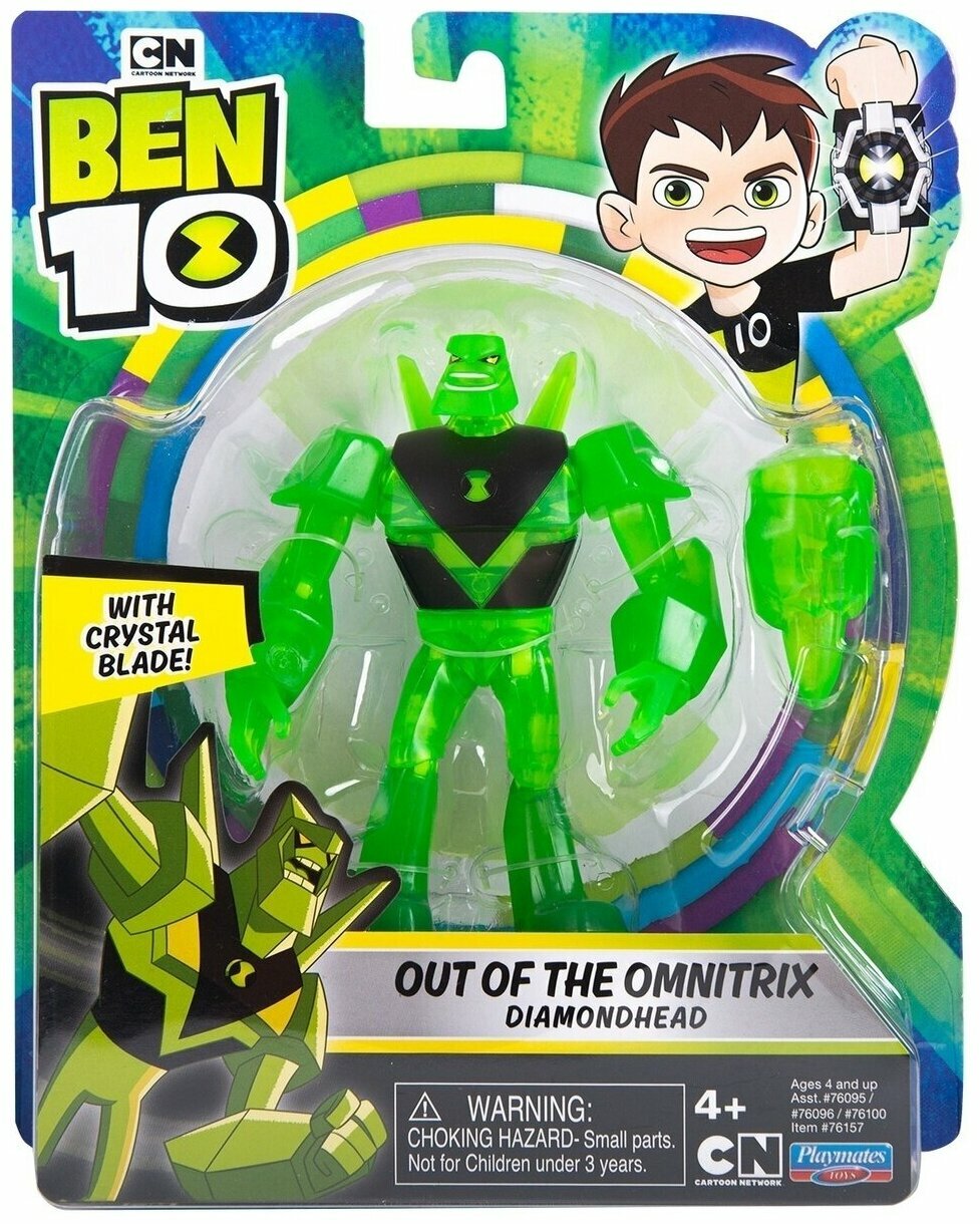Фигурка Playmates TOYS Ben 10 Алмаз из Омнитрикс 76157, 12.5 см