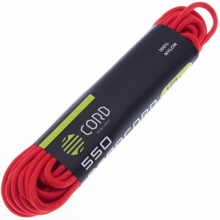 Паракорд 550 CORD nylon 10м RUS (red)