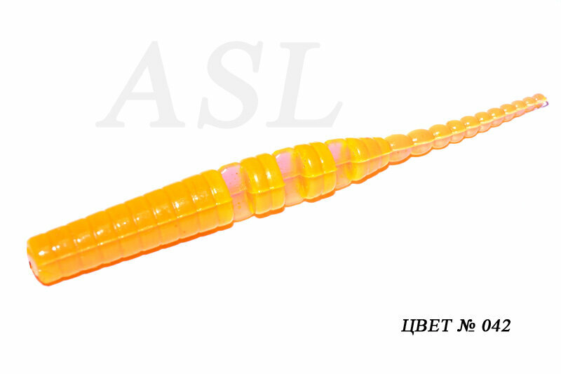 Силиконовая приманка ASL "Джава" цвет №042, L- 7,5см (3"), 8шт/уп