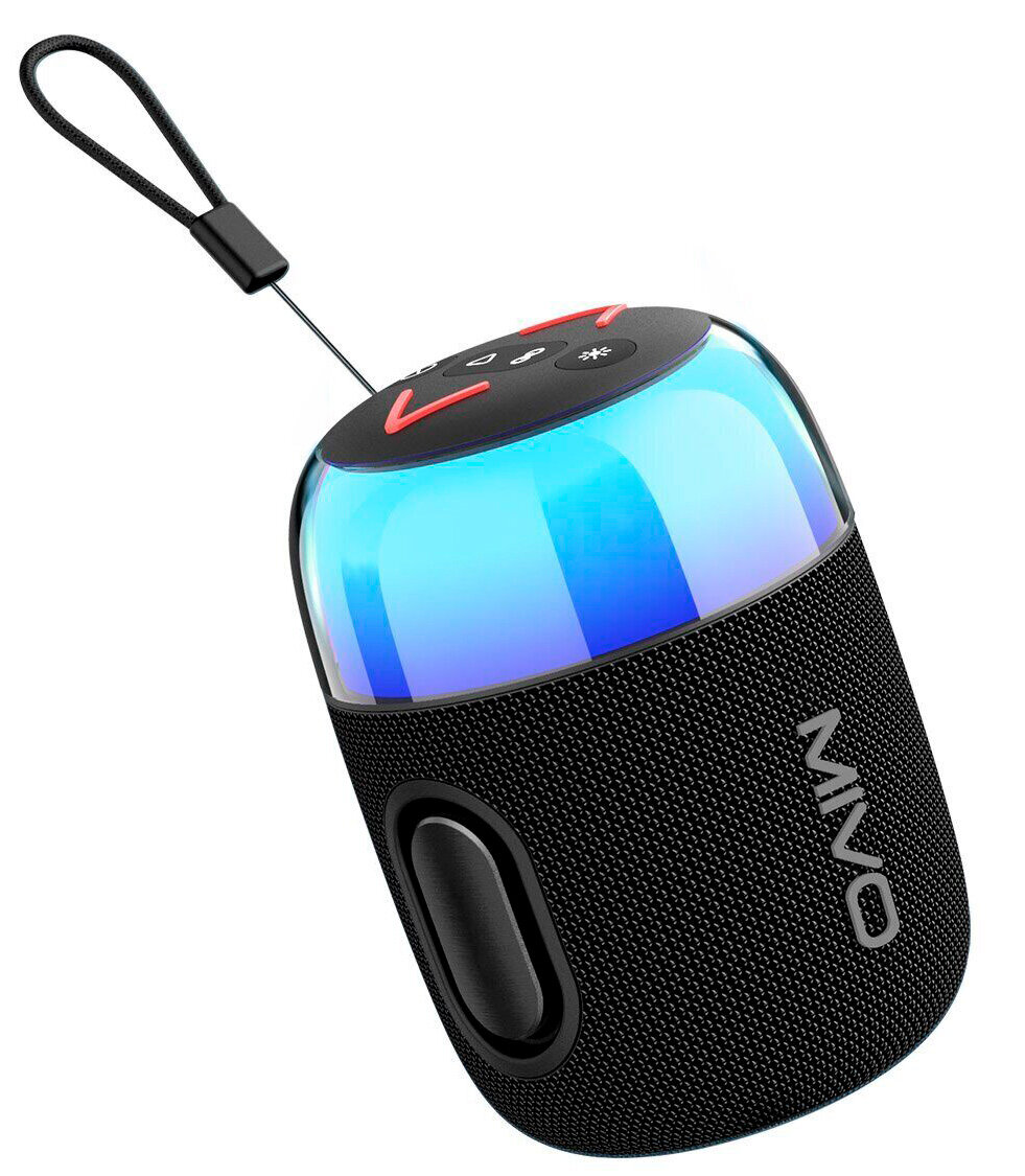 Портативная Bluetooth колонка Mivo M38 Black, 1800 мАч, FM, Jack 3.5 мм, USB