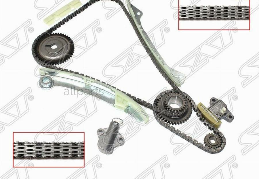 SAT TK-NS270-A Комплект замены цепи ГРМ NISSAN/RENAULT MR18DE/MR20DE 07-