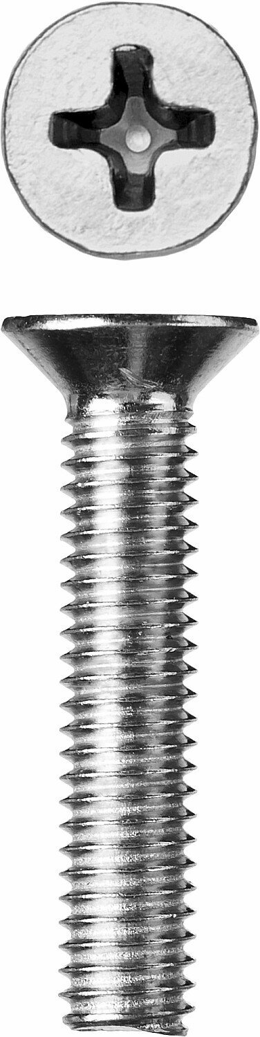 Винт с потайной головкой ЗУБР M6x35мм, DIN 965, кл. пр.4.8, 5кг 303110-06-035