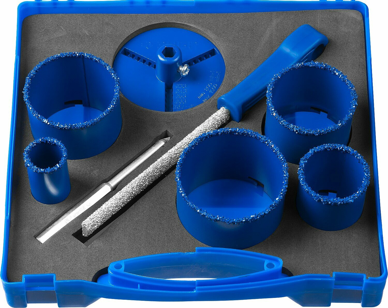 Набор кольцевых коронок ЗУБР, карбид-вольфрамовое нанесение, диаметр 33-83 мм, профессиональный