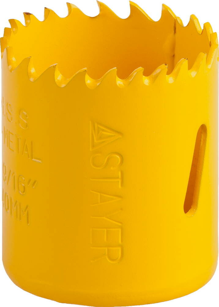 Биметаллическая коронка STAYER Procut, 40 мм, профессиональная, для сверления бетона