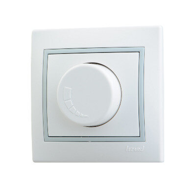 MIRA Диммер 500 Вт с фильтром белый с серой вставкой (10шт/120шт)