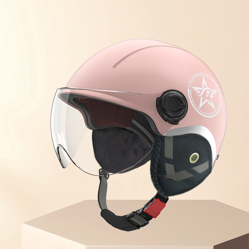 Шлем "Золотой", для электромобилей, съемный амбушюр, цвет пятиконечная звезда