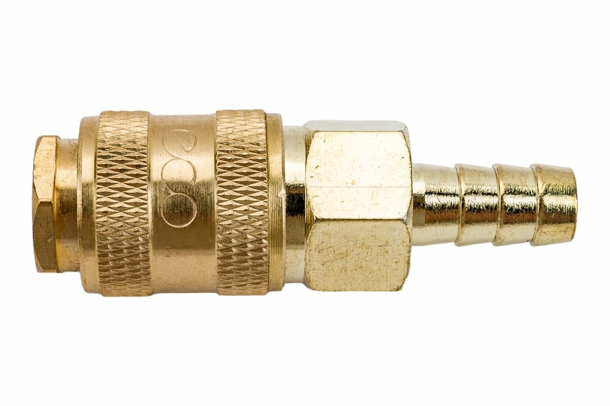 ECO AB-F/E10 Разъемное быстросъемное соединение мама елочка 10 мм латунь для электроцепей