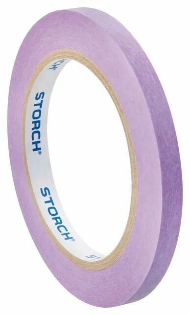 Лента малярная бумажная сверхтонкая STORCH Easypaper Linierband Das Schonende 9 мм, 50 м, фиолетовая