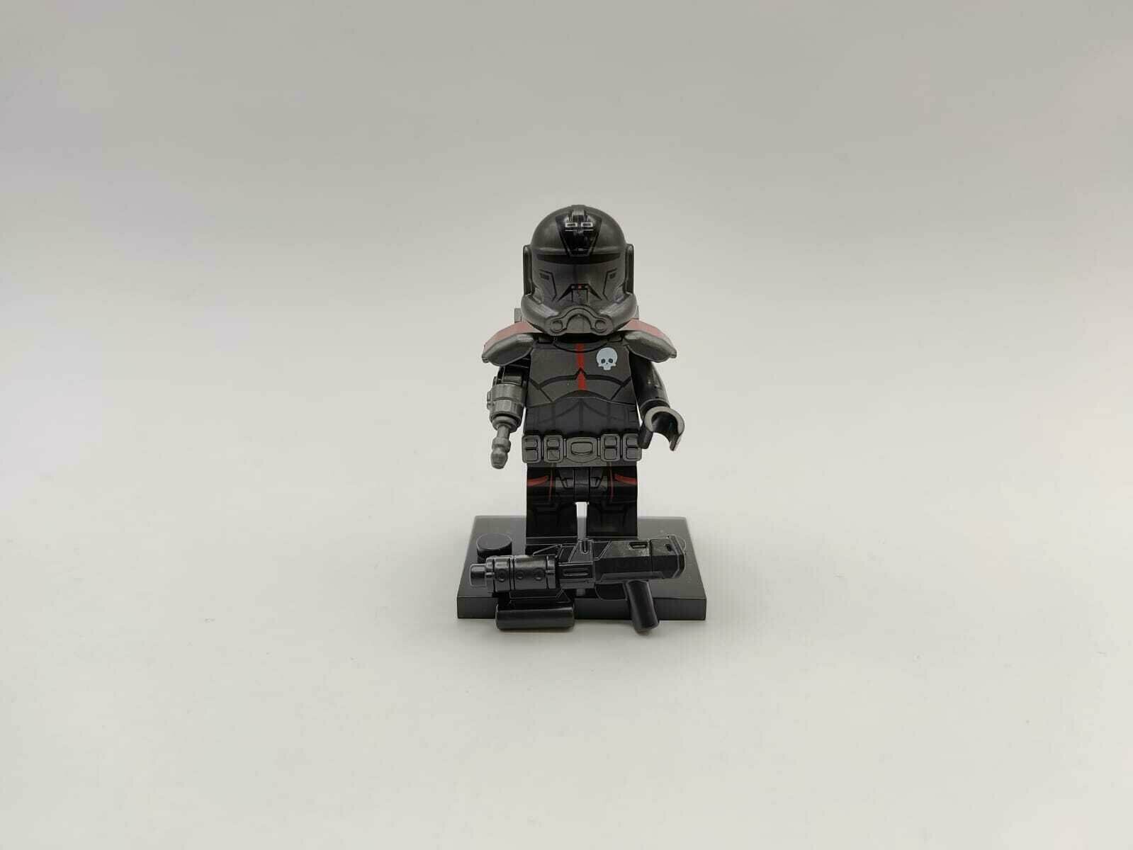 Минифигурка «Эхо в черной броне», фигурка серии "Клоны" Star Wars, совместима с конструкторами Lego