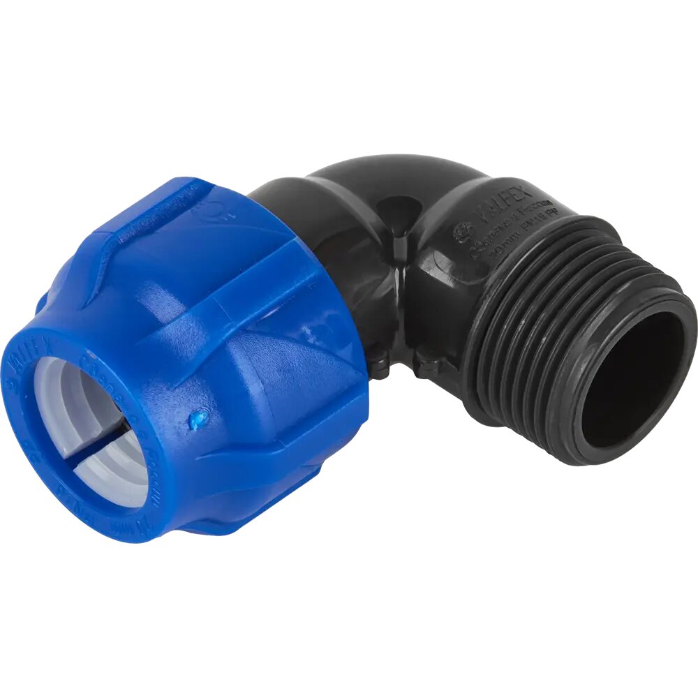 Отвод ПНД Valfex ø3/4"х20 мм наружная резьба