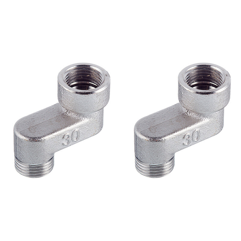 Эксцентрик 1/2 ВР(г) х 1/2 НР(ш) х 30 мм латунный (2 шт.)