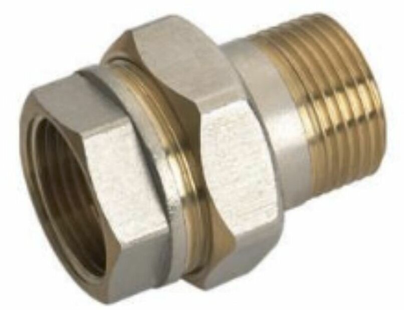 Американка 1" 1/2 x 1" 1/2, ВР-НР, латунь, прямая, Frap, F342.0808