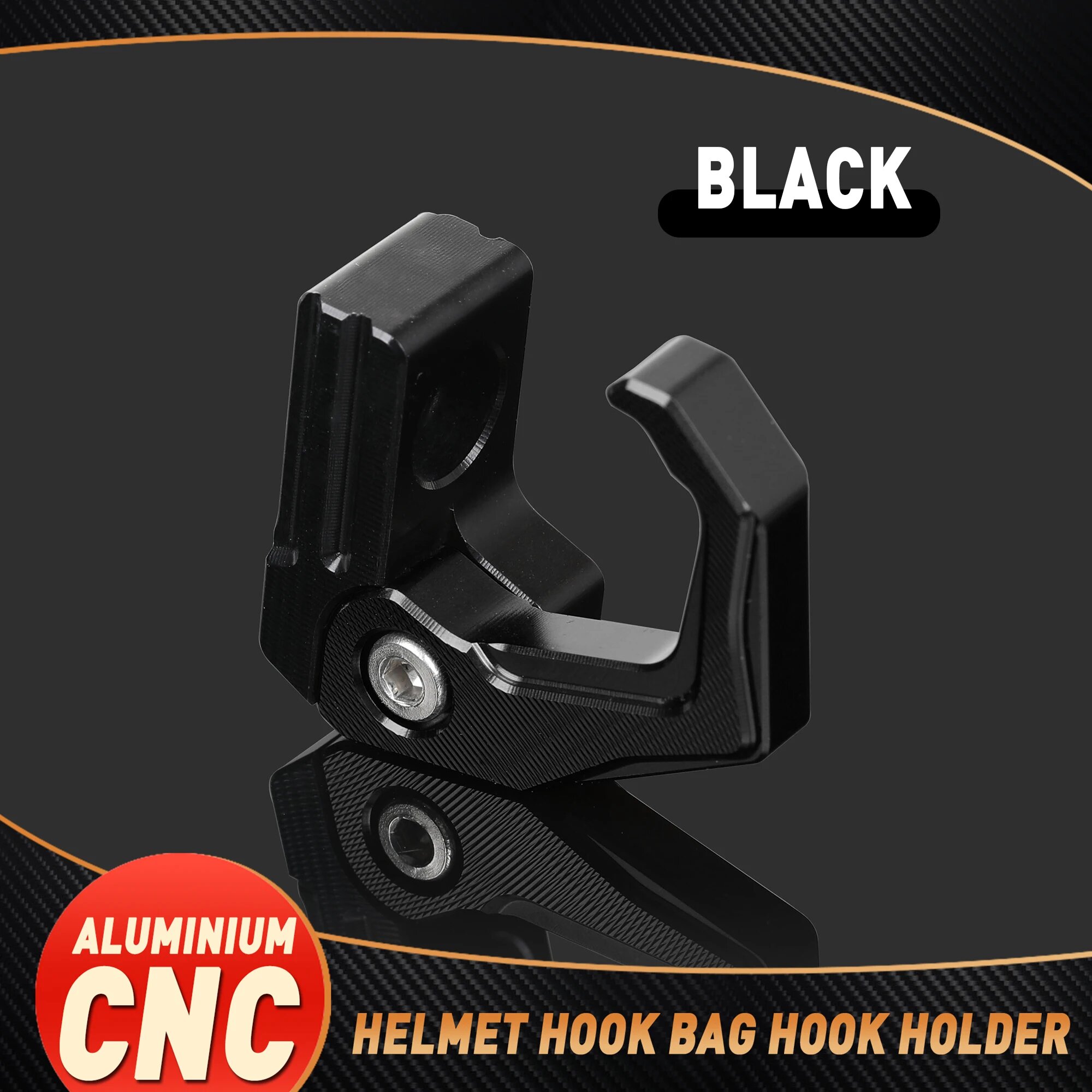 Крючок-вешалка для крепления на шлем мотоцикла BMW R1250GS R 1250 GS Adventure R Черный, black