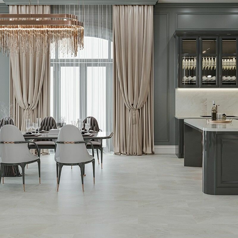 Кварц-виниловый ламинат Alta Step Arriba 43 класс 5мм Мрамор Каррара Бьянко (2,605 кв м)