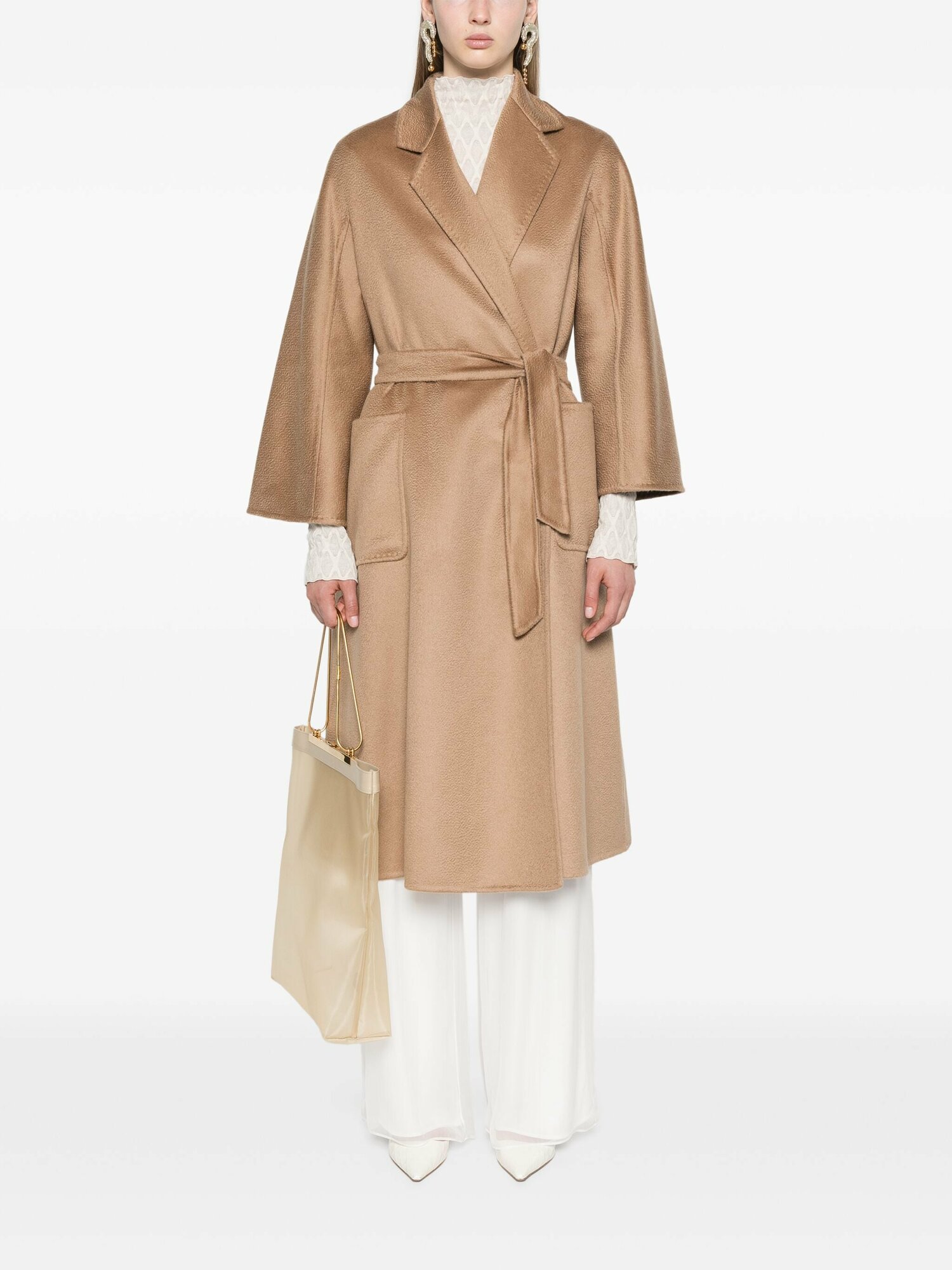 Пальто Max Mara Ludmilla Icon, размер 40, разноцветный — фото 1