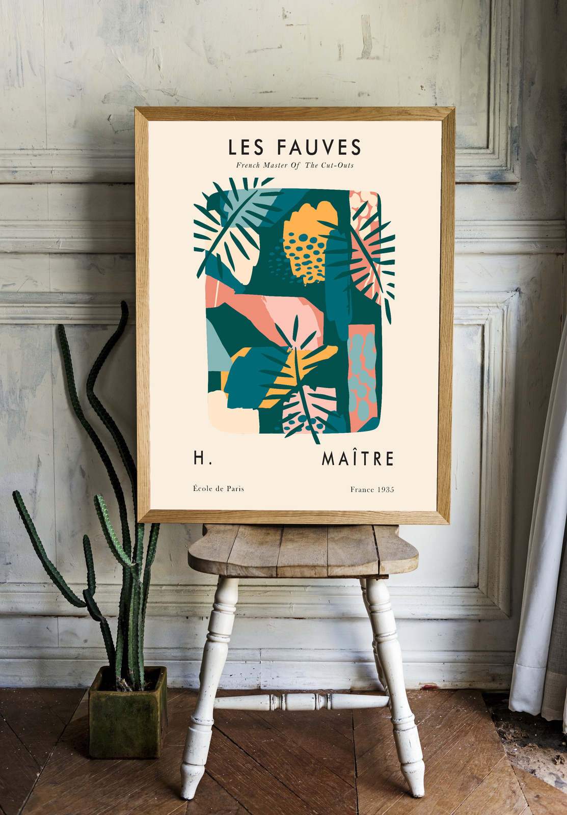 Постер "Les Fauves - French Master of The Cut-Outs" 50x70 см в подарочном тубусе