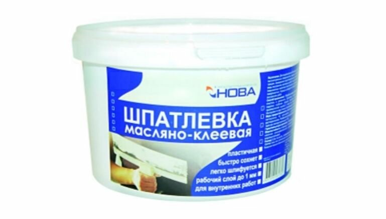 Шпатлёвка Нова Универсальная Масляно-клеевая Д-001 1кг