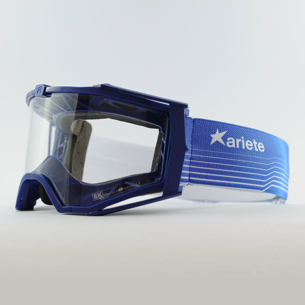 Кроссовые очки Ariete 8K очки синие, прозрачная линза (ARI-14960-065)