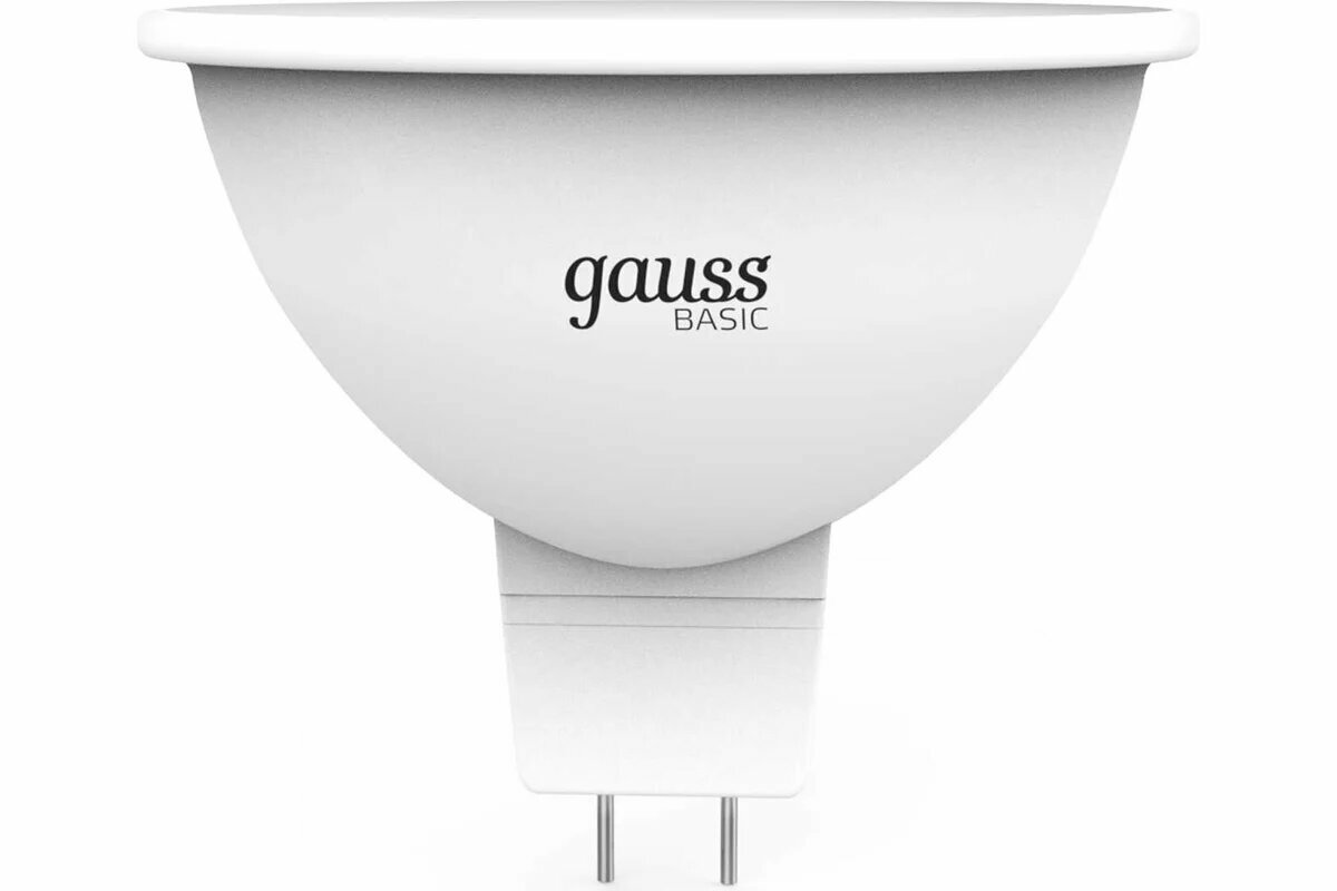 Gauss Лампа Elementary MR16 12V 7W 530lm 3000K GU5.3 11517