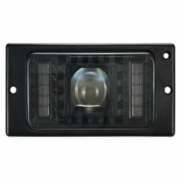 Противотуманная фара LED 2110-2114 линза белый/желтый, комплект