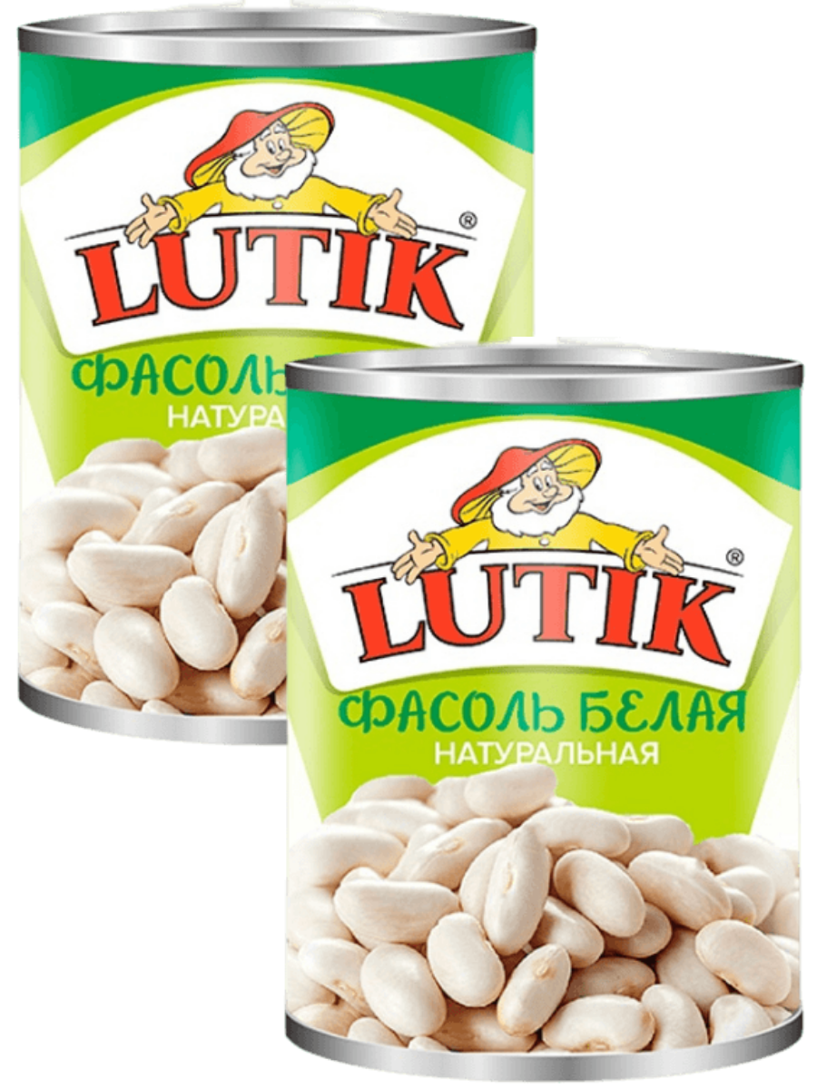 Фасоль белая натуральная 425 мл*2шт