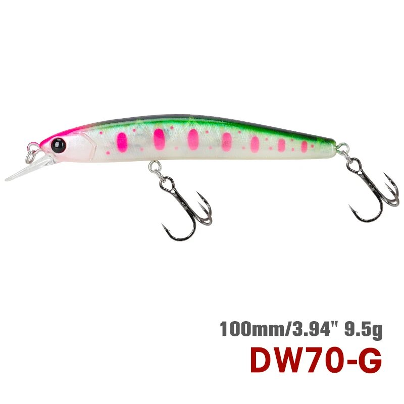 TSURINOYA 100SP приманка, Розовый, DW70-G