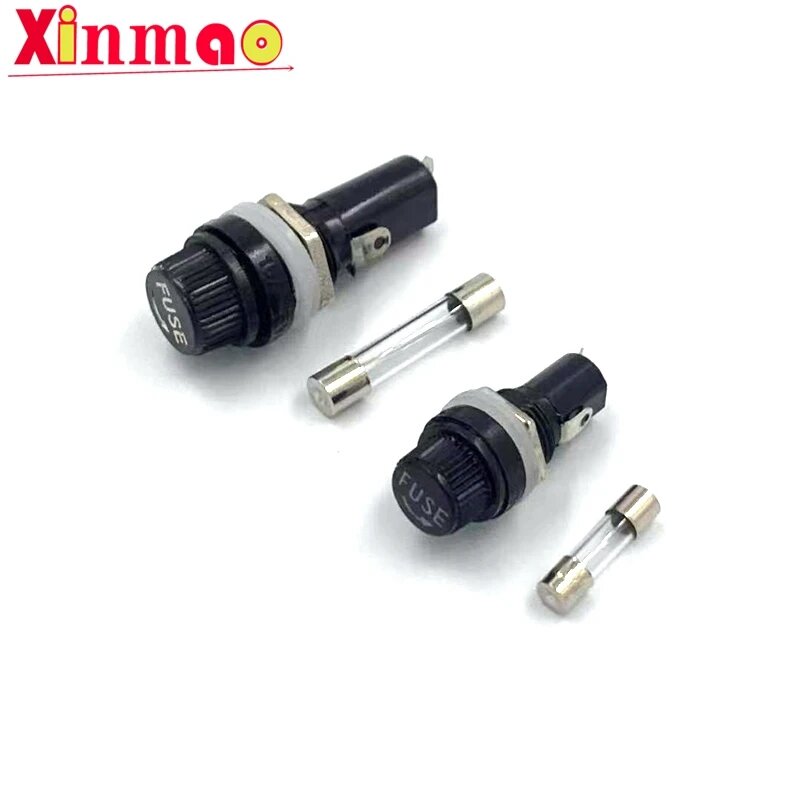 Предохранители 5x20mm 1A с держателями, черные — фото 1