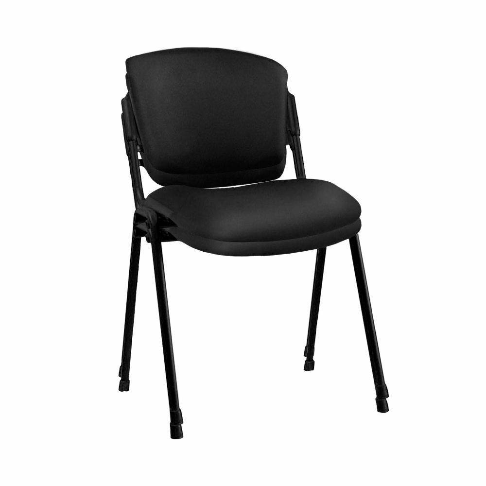 Стул для посетителя ERA black Иск кожа V4 черный (2 шт)