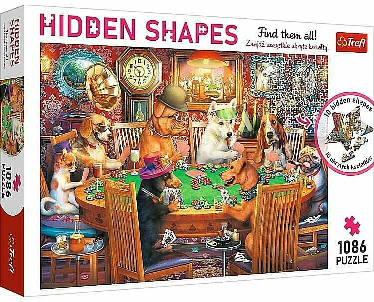 Пазлы 1086 деталей. Казино для собак 10749, (KZWP Trefl-Krakow)