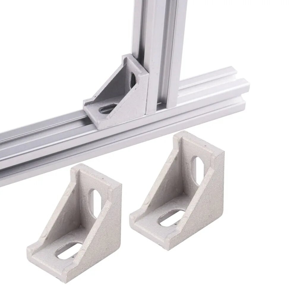 Угловой фитинг 30x30, декоративные кронштейны, аксессуары для алюминиевого профиля, L-образный соединитель, 10 шт.