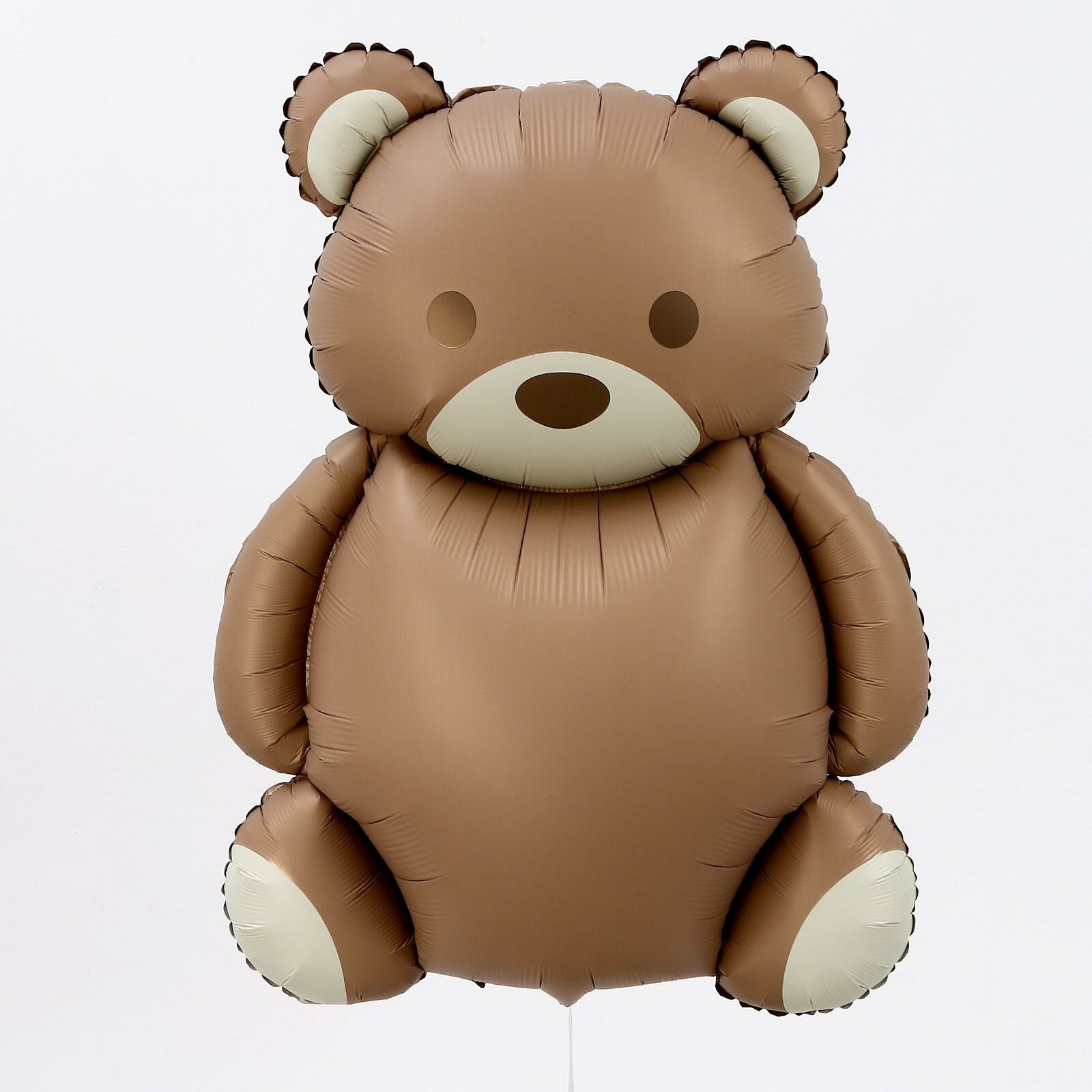 Воздушный шар Страна Карнавалия "Милый мишка", фольгированный, размер 35"