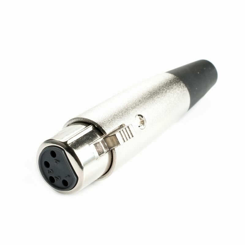 4-контактный XLR Мать разъем для микрофонного кабеля