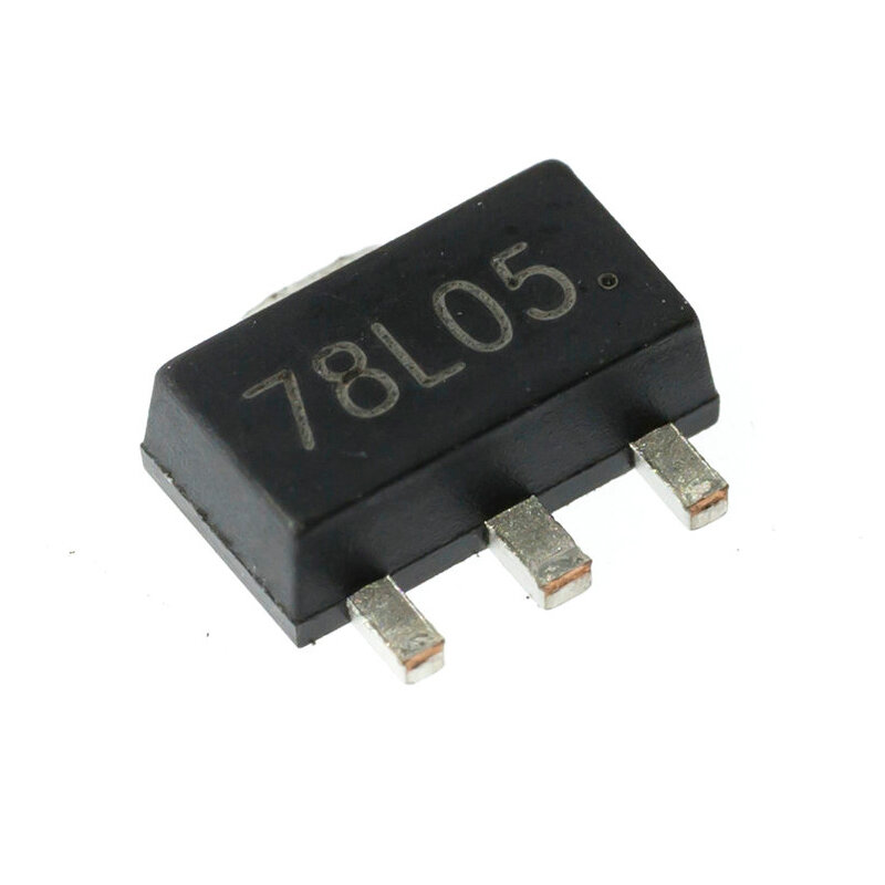 Микросхема 78L05 SOT-89, линейный стабилизатор 5В 0.1A, замена , 5 штуки