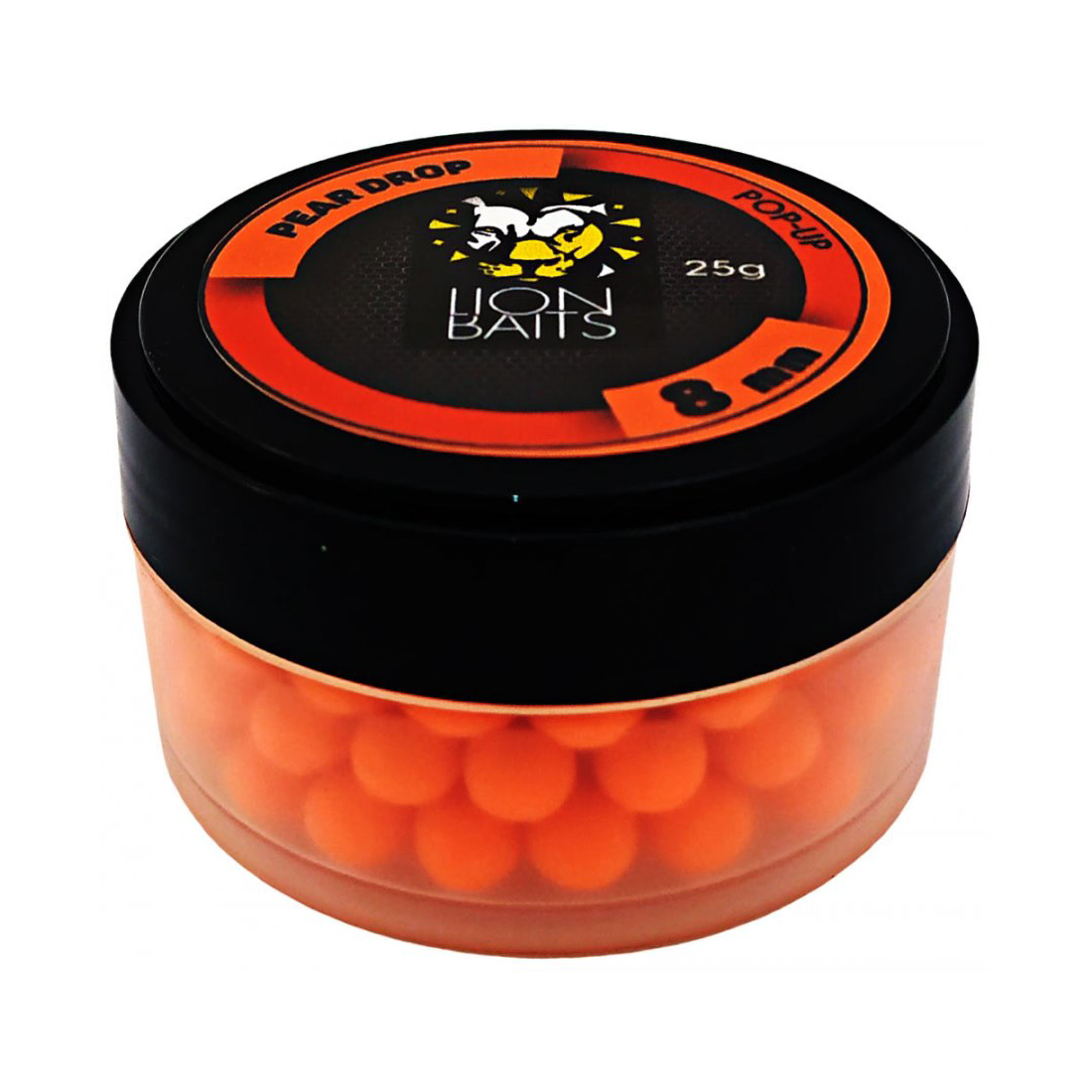 Бойлы плавающие Lion Baits POP-UP 8мм 25гр PEAR DROP (банка: пластик)