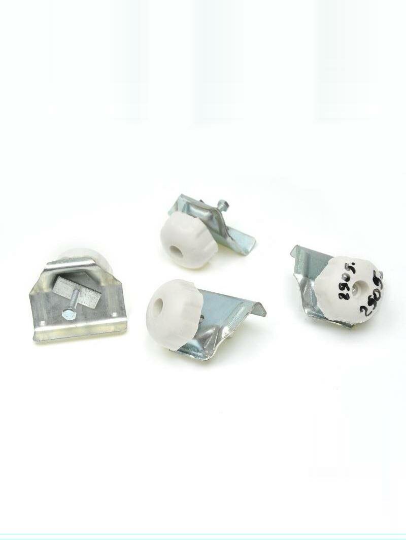 Крепеж обтекателя кабины Газель, Соболь, барашки, белые, к-т 4шт