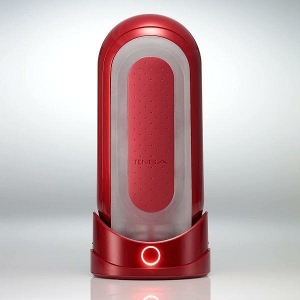 Мастурбатор + подставка для подогрева Tenga Flip Zero Red Warming