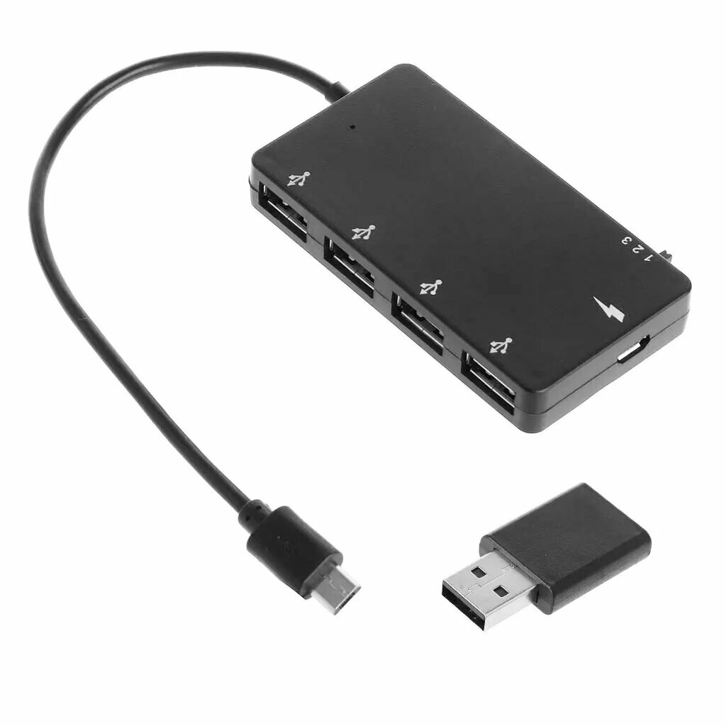 Микро-USB OTG 4 порта концентратор зарядный адаптер кабель Sup порт s OTG Горячая замена для системы Android/Windows