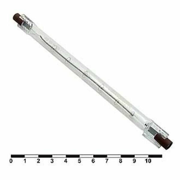 Лампа галогенная КГ220-1000-4, цоколь R7s, 220В-1000Вт, 1шт