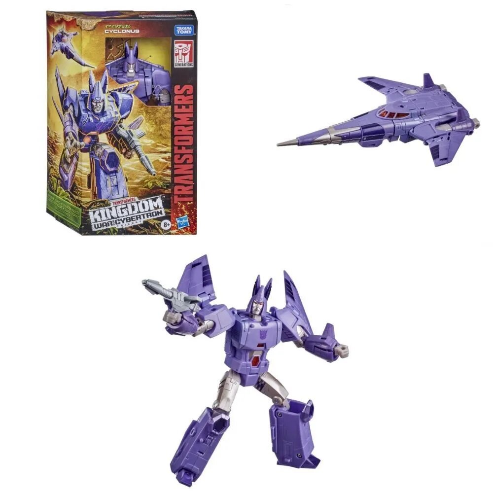 Трансформеры Hasbro Игрушка Transformers Kingdom War For Cybertron Trilogy WFC-K9 Cyclonus 18cm