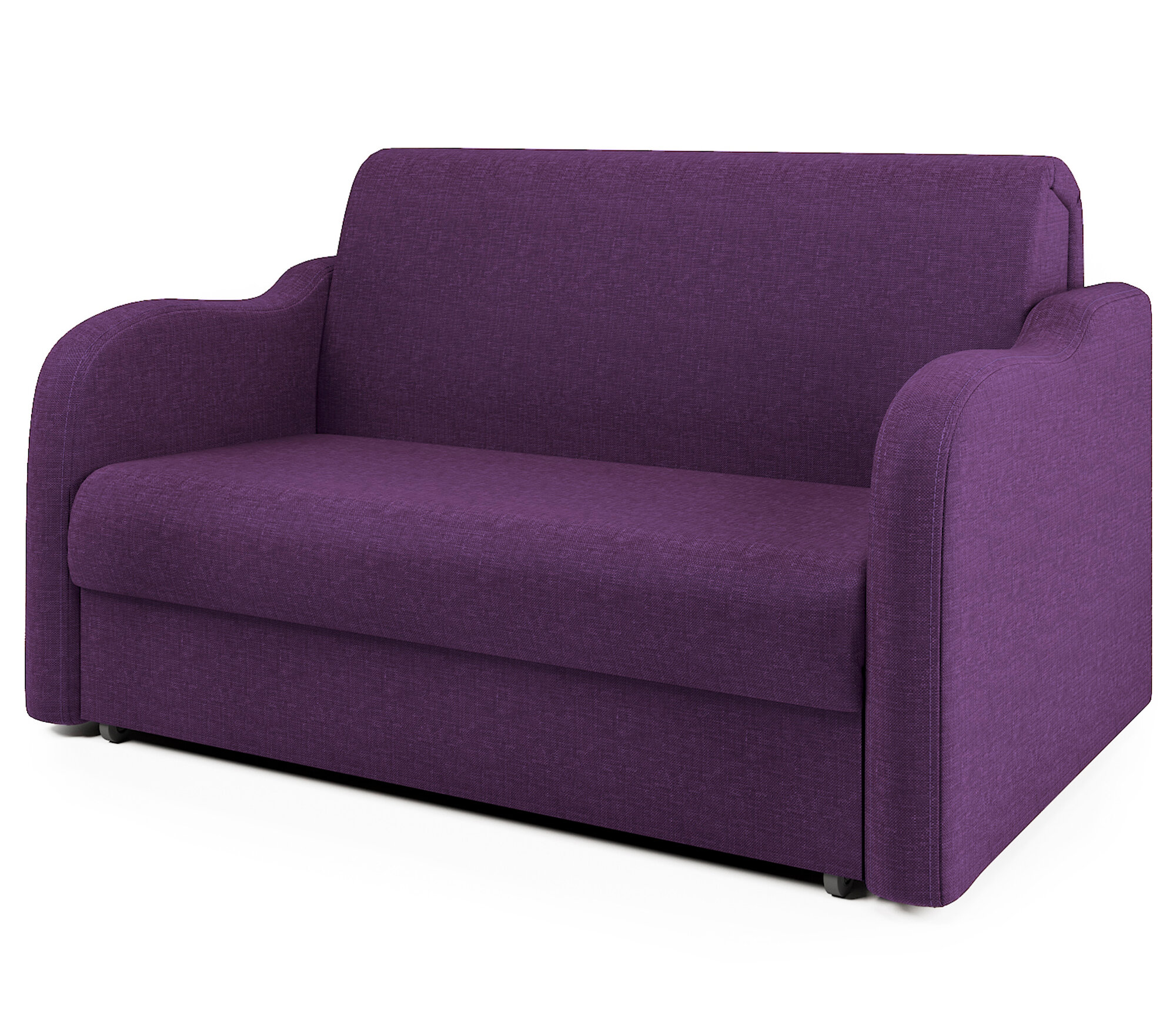 Диван-кровать Шарм-Дизайн Коломбо 140х194 см, диван раскладной, аккордеон, прямой, фиолетовый