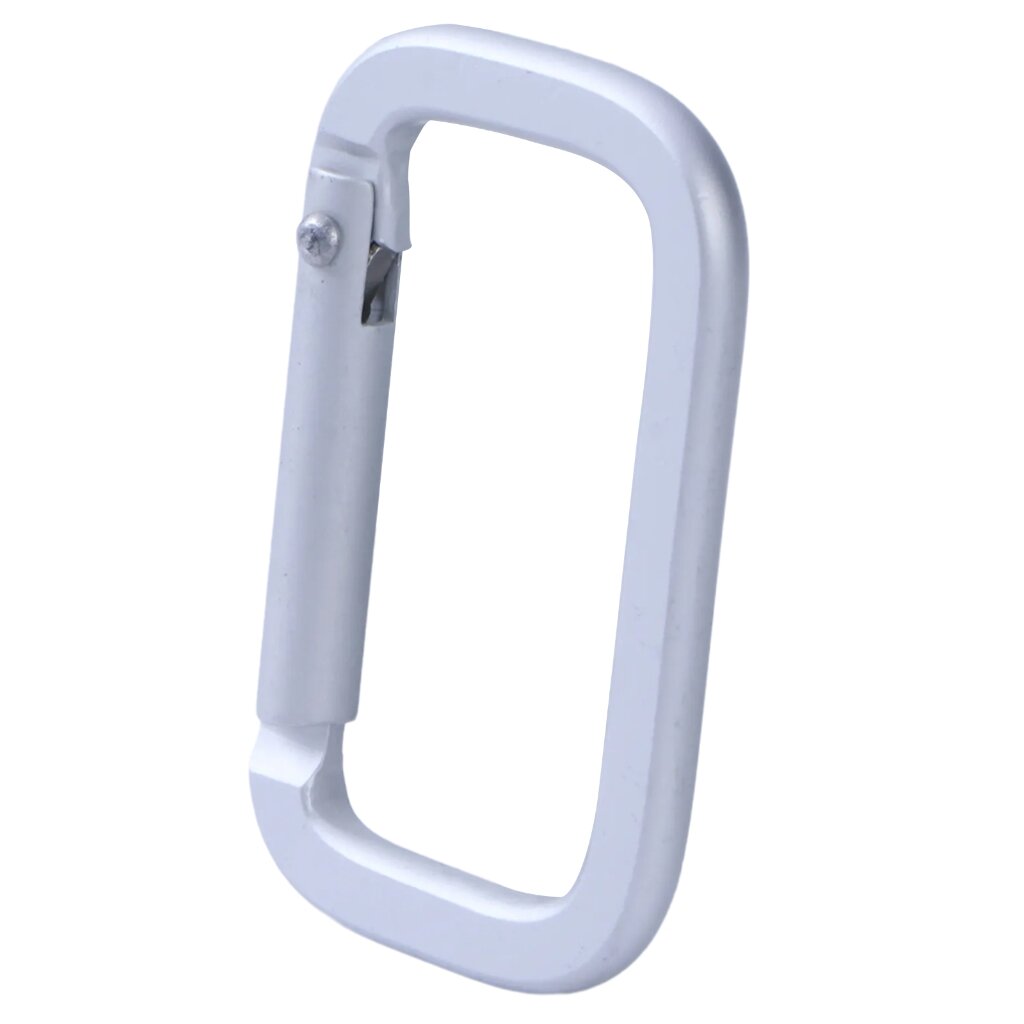 Прямоугольный карабин с пружиной для гамаков, кемпинга, походов, рыбалки