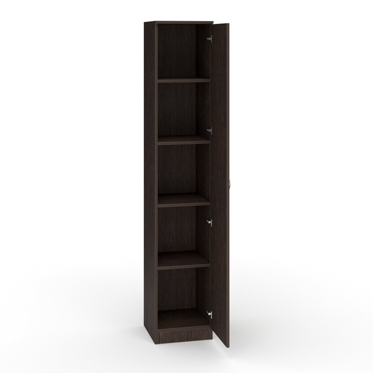 Шкаф офисный закрытый узкий Ш-42, Дуб Венге. Производитель товара - компания Westcom.