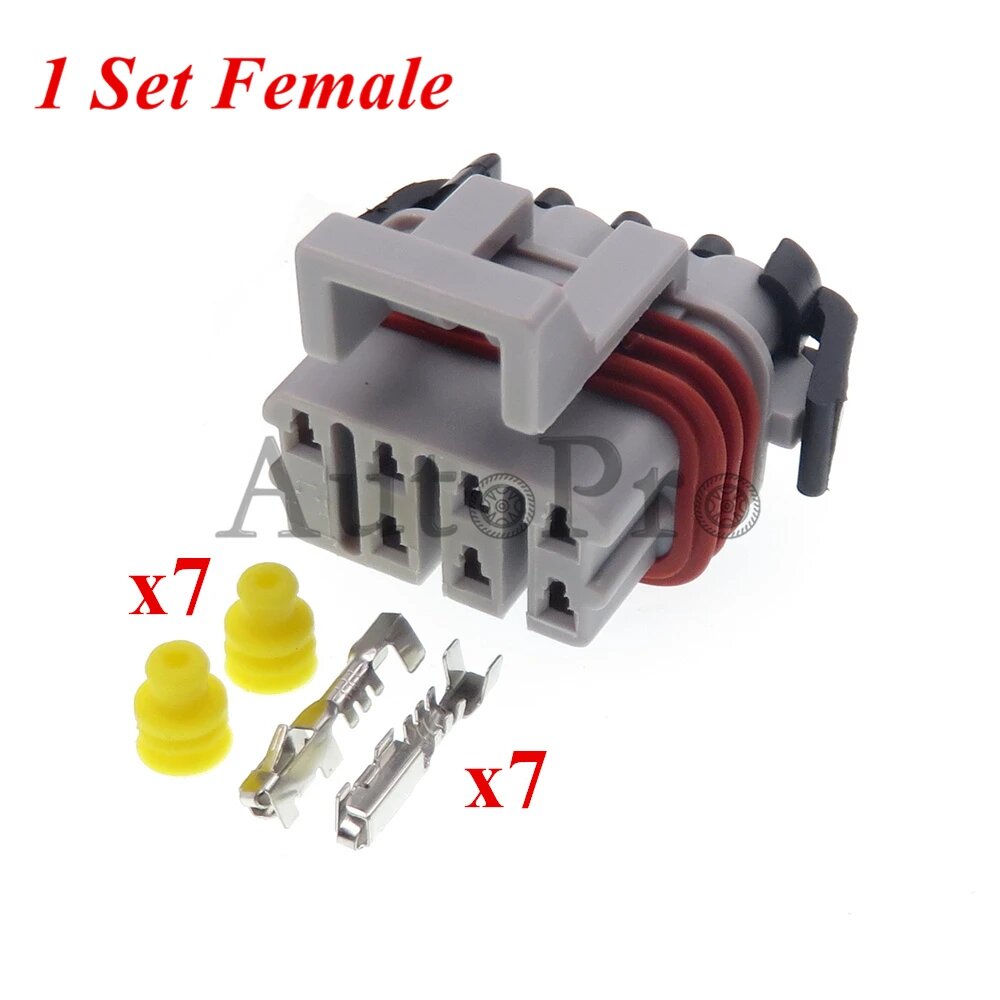 1 комплект, автомобильный водонепроницаемый Штекерный соединитель на 7 отверстий, Follow me cheaper