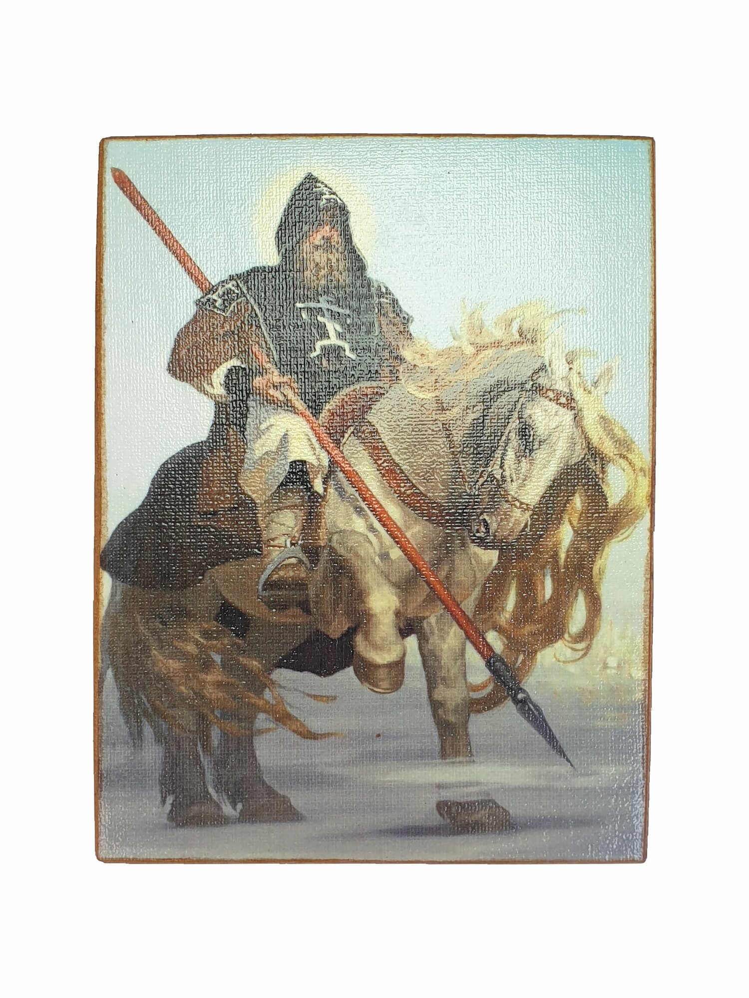 Картина "Александр Пересвет" -15х19 см