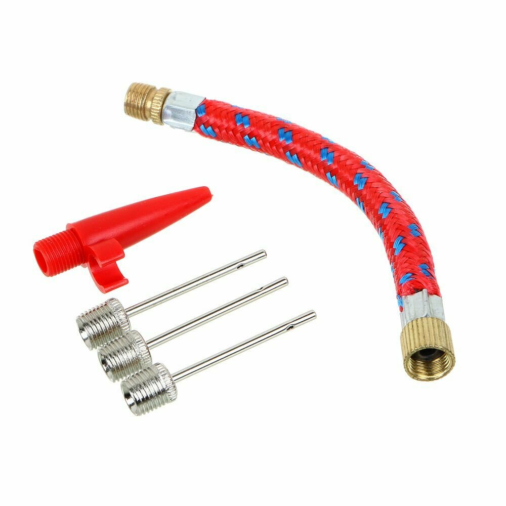 Набор для накачивания мячей (3 иглы, шланг, колпачок)