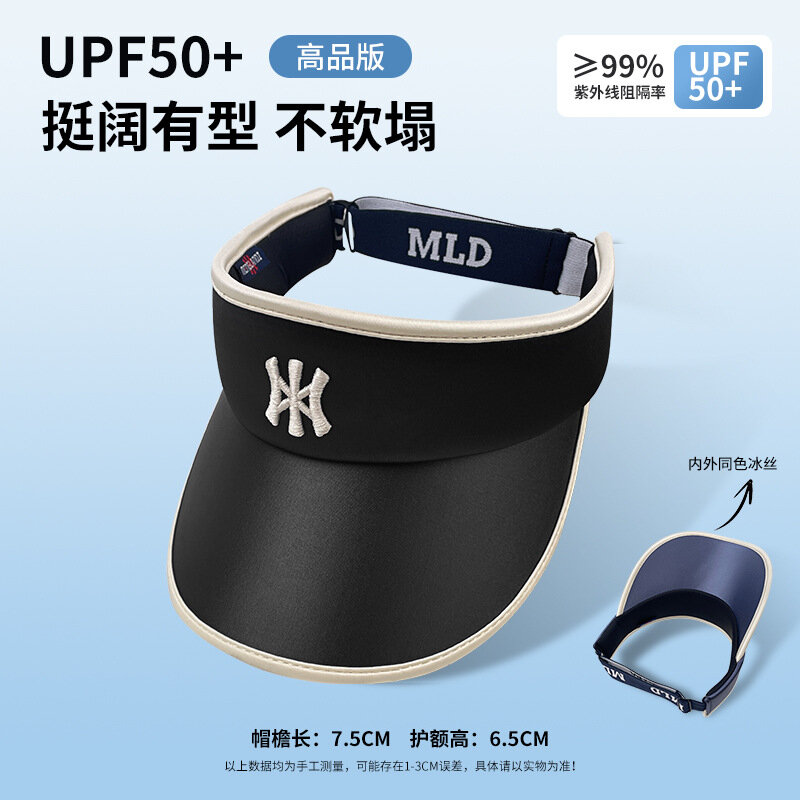 Шляпа-цилиндр, женская, защита от УФ, размер M, цвет черный