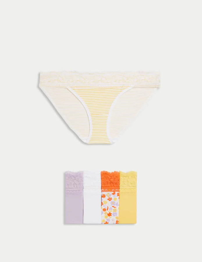 Трусы Printed Bikini Knickers, комплект