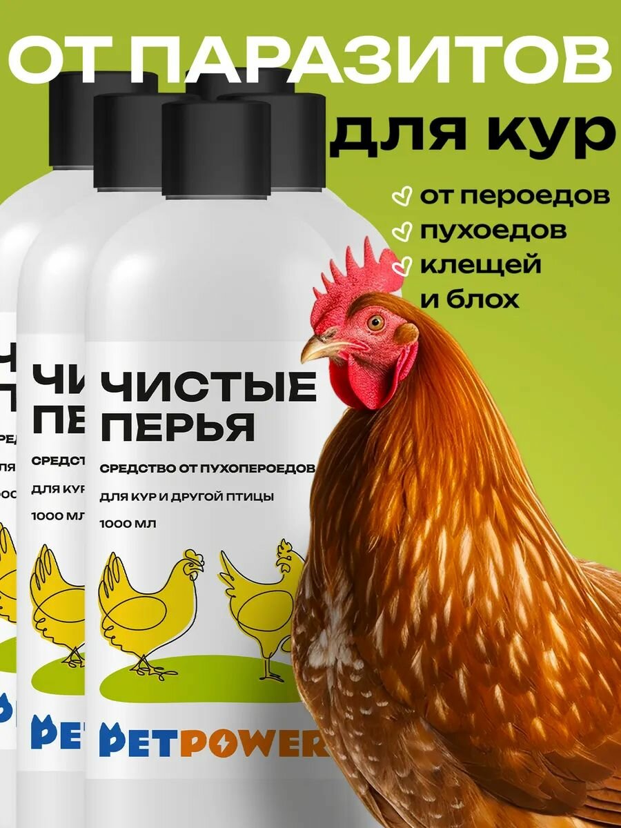 Средство инсектицидное PETPOWER, для птиц, от блох, пухопероеды, порошок, без запаха, 5 кг